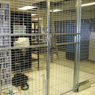 Server Cages Varick St NYC - LockersUSA