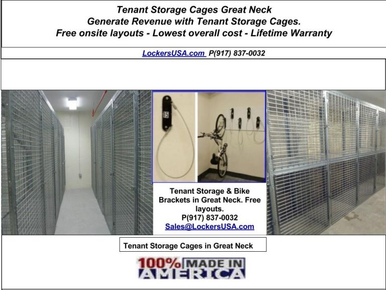 Tenant Storage Cages Great Neck - LockersUSA