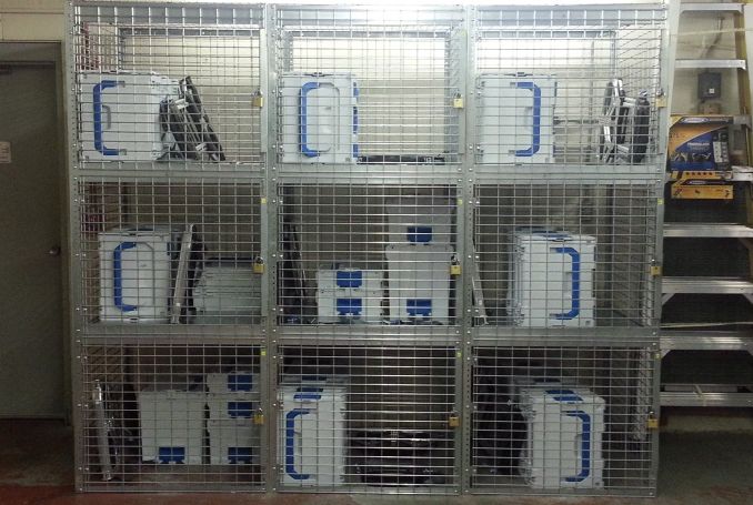 Mailroom Shelving NJ - LockersUSA.com - Stop mailroom and lobby thefts