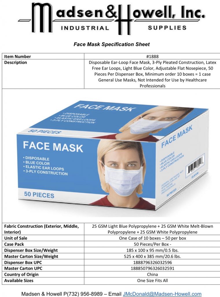 Face Masks Carteret - LockersUSA.com