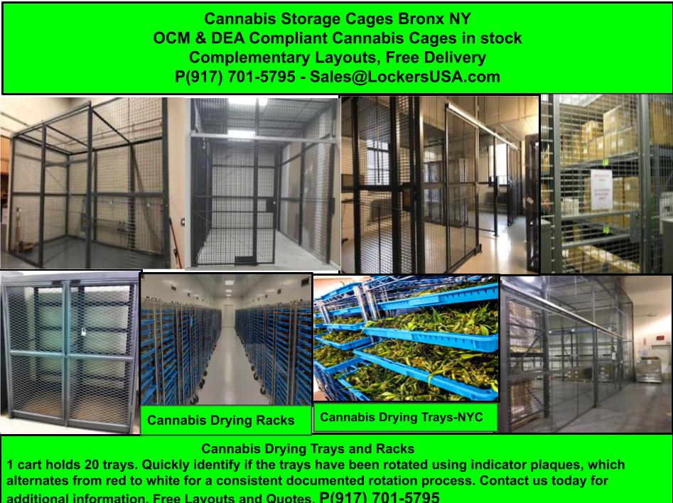 Cannabis Cages Bronx - Free onsite Code Compliant Layouts